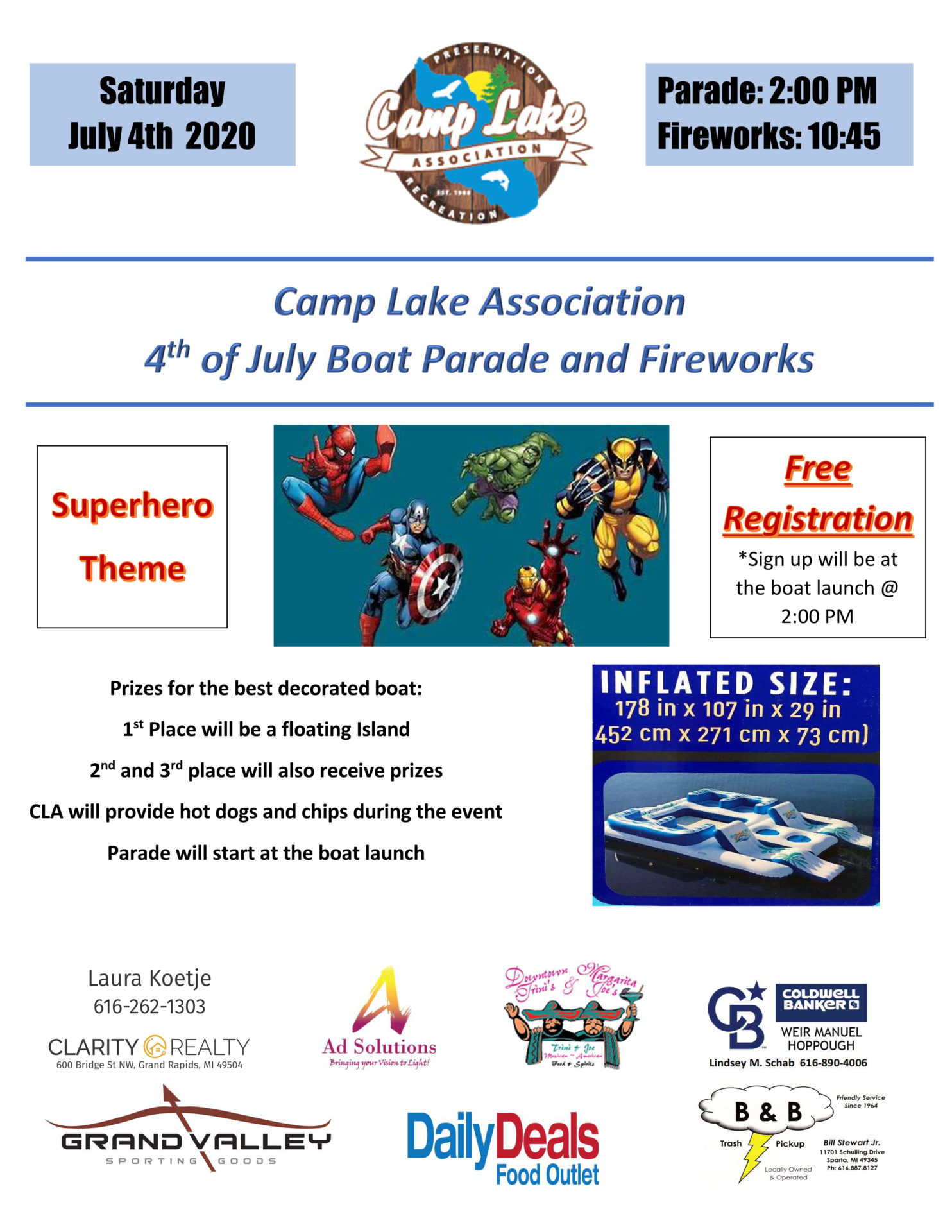 Camp Lake Association Boat Parade - Camp Lake Association